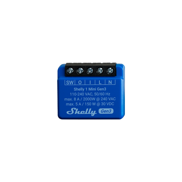 Shelly 1 Mini Gen3 – Shelly USA