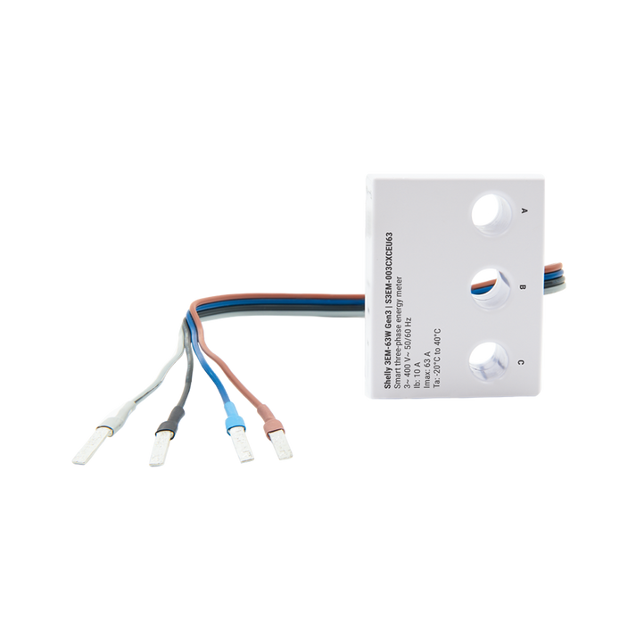 Shelly 3EM-63T Gen3 - 63A 3-Phase Smart Energy Meter - | Shelly USA