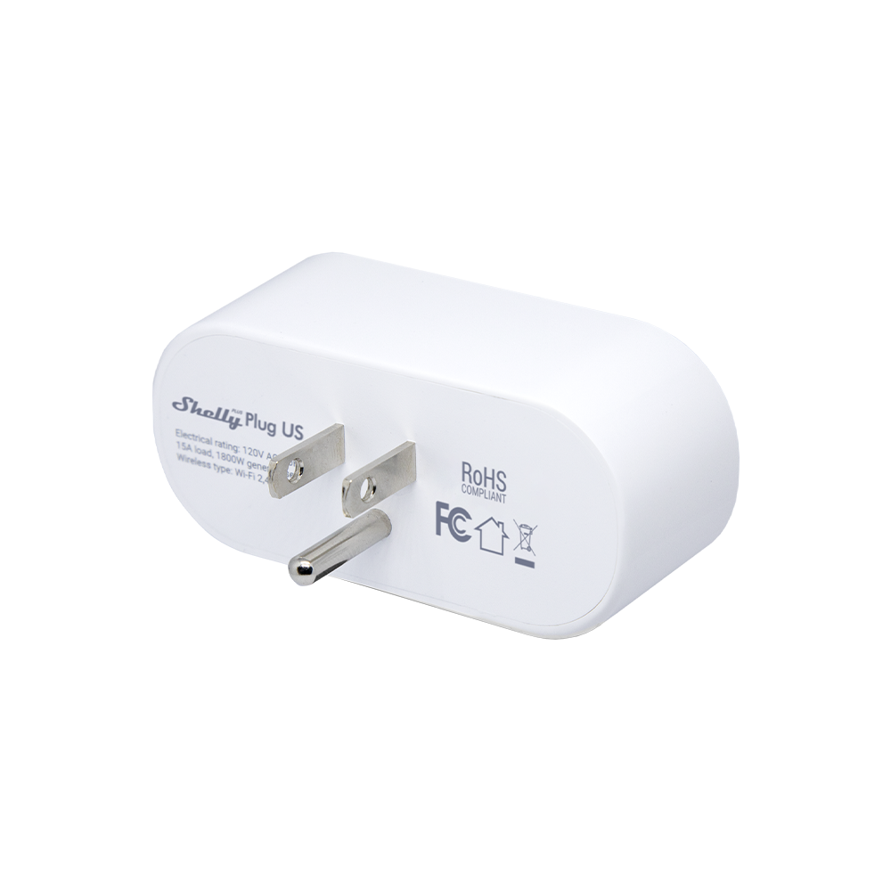 Shelly Plus Plug US – Wi-Fi Smart Plug for US Outlets – Shelly USA