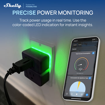 Shelly Plug US Gen4 – Smart Plug for Home Automation (1800W) - | Shelly USA