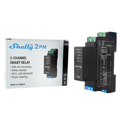 Shelly Pro 2PM – DIN-Rail 2-Channel Smart Relay with Power Metering ...