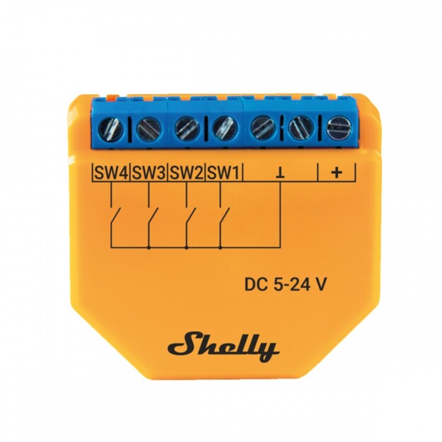 Shelly Plus i4 DC – Shelly USA